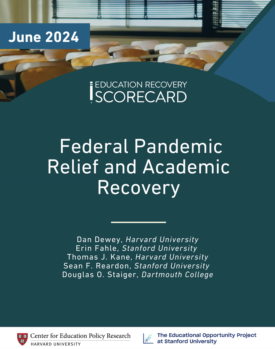 Federal Pandemic Relief and Academic Recovery | Center for Education ...